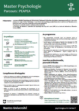 PEAPEA - Psychologie de l'Enfant et de l'Adolescent : Prévention ...